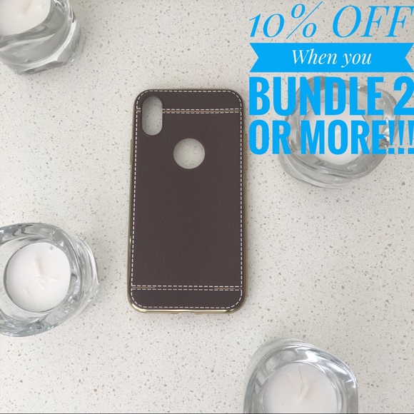 Accessories | Apple Iphone X Case Silicone Soft Cover Brown | Poshmark